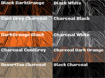 Custom Topo Map Vinyl Wrap Sheets | Topographic Design | SCS Wraps