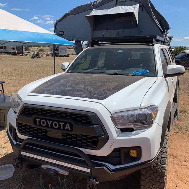 Custom Topo Map Vinyl Wrap Sheets | Topographic Design | SCS Wraps