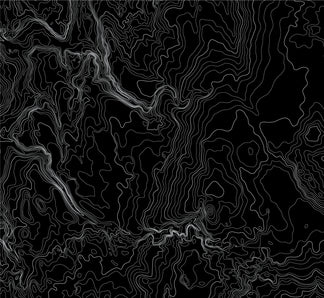 Custom Topo Map Vinyl Wrap Sheets | Topographic Design | SCS Wraps